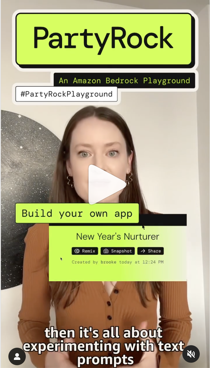 The PartyRock Generative AI Hackathon by AWS: Learn Generative AI with PartyRock; Make Apps ...